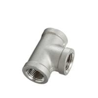 China ASME B16.9 Tee 1 inch SCH 10 Steel Pipe Fitting Malleable Iron Equal Female Thread for sale