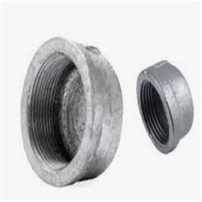 China Malleable Iron Pipe Cap Fig No.300 Black ASTM B16.9 1/2 to 48 Inch Butt Weld End Cap for sale
