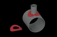China Hastelloy C22 Alloy No6022 Reinforcing Pad RF Pad 90 Degree Weld Fittings 2 to 10 Inch for sale