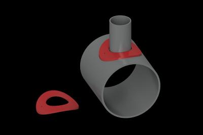 China Hastelloy C22 Alloy No6022 Reinforcing Pad RF Pad 90 Degree Weld Fittings 2 to 10 Inch for sale