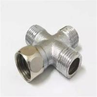 China 316 Duplex Stainless Steel Cross Pipe Fitting 3/4 Inch BSP Thread Equal for sale