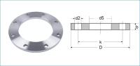 China Forged DIN 2576 PN10 Carbon Steel ST37 A105 Plate Flange 1/2-48 Inch for sale