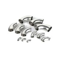 China Stainless Steel 90 Degree Elbow DN10-DN300 Sanitary Fitting Mirror Polish for sale