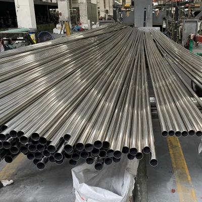 China 304 Stainless Steel ERW Welded Polished Tube 40mm OD Decorative Pipe for sale