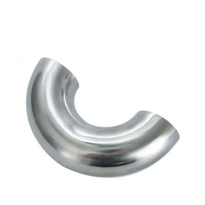 China Sanitary 304 316L Stainless Steel 90 Degree Elbow 1.6MPA Welded Pipe Fitting for sale