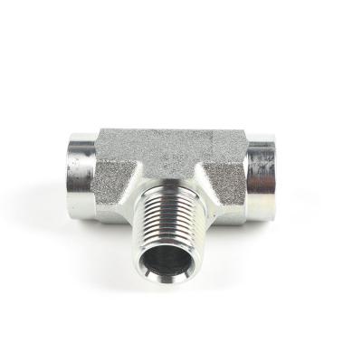 China Stainless Steel Tee Pipe Fittings Butt Welding Socket Welding Threaded ASME B16.9 DN15 to DN600 for sale