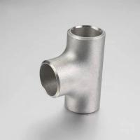 China Stainless Steel Butt Weld Tee Reducing Tee 304 316 1/2 to 48 Inch ANSI B16.9 for sale