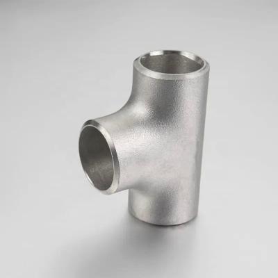 China Stainless Steel Butt Weld Tee Reducing Tee 304 316 1/2 to 48 Inch ANSI B16.9 for sale