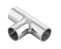China Stainless Steel 304 316 Equal Tee Pipe Fitting 1/2-48 Inch ASME B16.9 Welded Seamless for sale