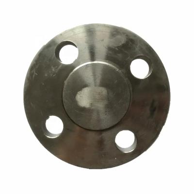 China Carbon Steel Forged Pipe Flange 150LB 300LB 600LB Threaded Flat Loose Flange for sale