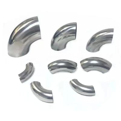 China Stainless Steel 90 Degree Elbow SUS 304 316 Long Radius Pipe Fitting 1/2 to 48 Inch for sale