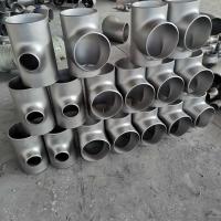 China ASME B16.9 Schedule 40 Steel Pipe Fittings Tee 1/2 to 110 Inch Stainless Steel Equal Reducing Tee for sale