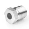 China 316 Stainless Steel Fusible Plug Fitting 1/2 NPT Threaded Pipe Plug 500 psig for sale