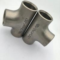 China ASTM A312 UNS S31254 1-1/2 Inch SCH40 Duplex Stainless Steel Equal Reducing Tee Pipe Fitting for sale