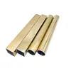 China Gold Color 201 Stainless Steel Welded Round Pipe 1mm-150mm Wall Thickness for sale