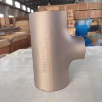 China ASTM A312 UNS S31254 1-1/2 Inch SCH40 Super Duplex Stainless Steel Equal Reducing Tee Pipe Fitting for sale