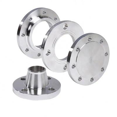 China Customized ANSI 150lb-2500lb 1/2-72 Inch Stainless Steel Weld Neck Flange 304 316 for sale