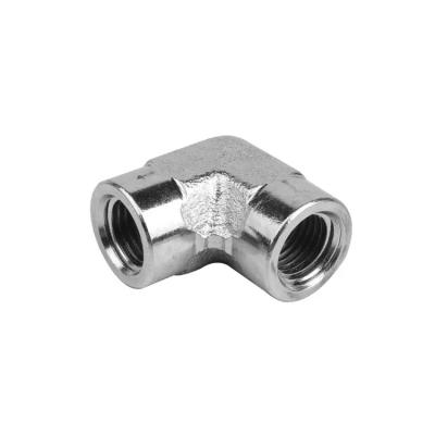 China 90 Degree Elbow Stainless Steel Pipe Fitting 304 1.6MPA Double Internal Thread Connector for sale