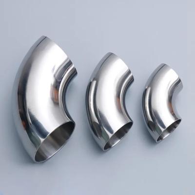 China Sanitary Stainless Steel Elbow 1/4 BSP x 8mm OD 304 Grade Pipe Fitting for sale