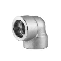 China Socket Welding Elbow Stainless Steel 90 Degree Forged High Pressure Pipe Fitting 1/2-2 Inch for sale
