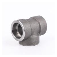 China Socket Welding Tee 316 Stainless Steel Forged Tee ASTM A336 F22 3 Inch Sch 40 for sale