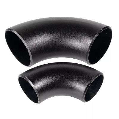 China Carbon Steel Butt Welded Elbow Pipe Fittings 1/2-48 Inch Equal Shape Welding Elbow for sale