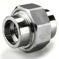 China Stainless Steel Union Socket Welding Fittings 304 316L 1/4 to 4 Inch Male BSP NPT for sale