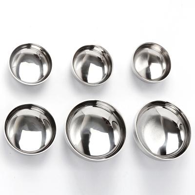 China Aohoy Sanitary 304 316L Stainless Steel Polished Ends Cap Weld Butt Tank Dished Head for sale