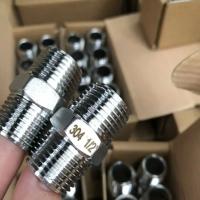 China Forged Pipe Fittings B649 N08926 WP1925N NPT BSPT Male Thread Connectors Hex Nipple 1/8 to 1 Inch for sale