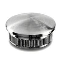 China Customized Stainless Steel Threaded Pipe End Cap 1 Inch NPT for Handrail Construction for sale