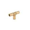 China Brass Gas Tee 3 Way Connector Metric Barbed Hose Fitting Forged Male Equal 1 Year Warranty for sale
