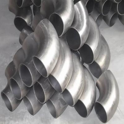 China Titanium Pipe Fittings 45 90 180 Degree Exhaust Welded Bend Elbow 1/2-36 Inch for sale