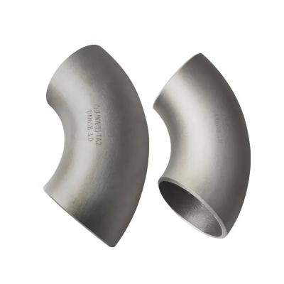 China Titanium Elbow 90 Degree 45 Degree Gr2 Seamless Pipe Fitting 1-114mm OD for sale