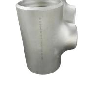 China Duplex Stainless Steel Reducing Tee ASTM A815 UNS S32205 Seamless Butt Welding SCH 40 1 Inch for sale