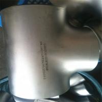 China Stainless Steel Sanitary Butt Weld Equal Tee Pipe Fitting 1/2-48 Inch Sch5S-XXS for sale