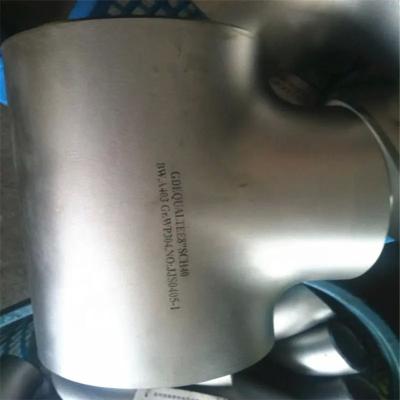 China Stainless Steel Sanitary Butt Weld Equal Tee Pipe Fitting 1/2-48 Inch Sch5S-XXS for sale
