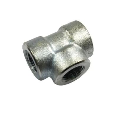 China ASME B16.9 WP304L 316L 150 Stainless Steel Equal Tee Pipe Fitting 1/16 to 2 inch for sale