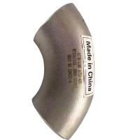 China Customized Size 304 Stainless Steel 45 Degree Elbow Threaded Pipe Fitting 1/8 to 2 Inch for sale