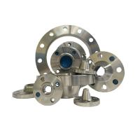 China Stainless Steel Pipe Puddle Flange DN15-DN4000 304 316L Injection Molding Rib Vacuum Ring Polish for sale