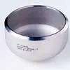 China SS304 SS316L Stainless Steel Welded Oval Head Ball End Pipe Cap 1/2 to 48 Inch for sale