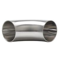 China Butt Welding 1-1/4 Sch40s Al6061T6 Aluminium Alloy 90 Degree Long Radius Elbow DN40 for sale