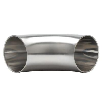 China Butt Welding 1-1/4 Sch40s Al6061T6 Aluminium Alloy 90 Degree Long Radius Elbow DN40 for sale
