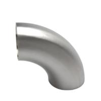 China Aluminium Alloy 90 Degree Long Radius Elbow Butt Welding 1-1/4 Inch Sch40s 6061 T6 Silver Pipe Fitting for sale