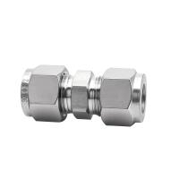 China Stainless Steel 316 Swagelok Compression Fitting Straight Union Twin Ferrules 6mm-42mm for sale