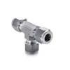 China 304 Stainless Steel Tee 9.52mm High Pressure Pipe Fitting for Sanitary Connection for sale