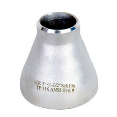 China ASTM B16.9 SS 304 316 Stainless Steel Reducer Pipe Fitting 1/8 to 4 Inch Forged for sale