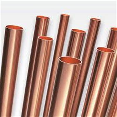 China Round Shape Polished Soft Straight Copper Pipe 5mm 12mm 12000btu 18000btu Air Conditioner for sale
