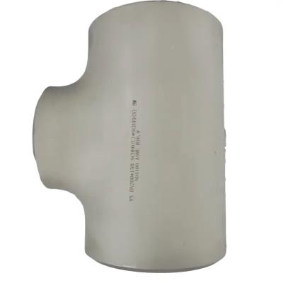 China Sanitary Butt Weld Reducing Tee Fitting 1/4 to 6 Inch ASME BPE 316L Stainless Steel for sale