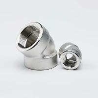China ASTM A105/A182 Forged Elbow, 2000LB-9000LB Threaded/Socket-Weld Fitting 100% PMI Tested for sale