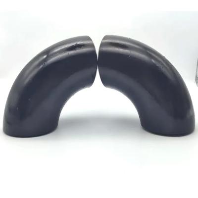 China Long Radius Butt Welded Carbon Steel Pipe Fittings Bend Seamless Elbows for sale